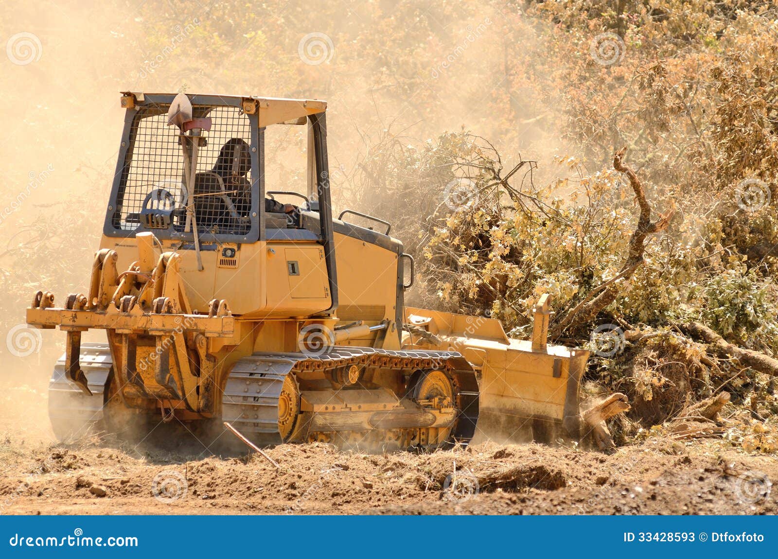 Small Dozer stock image. Image of ground, equipment, contractor - 33428593