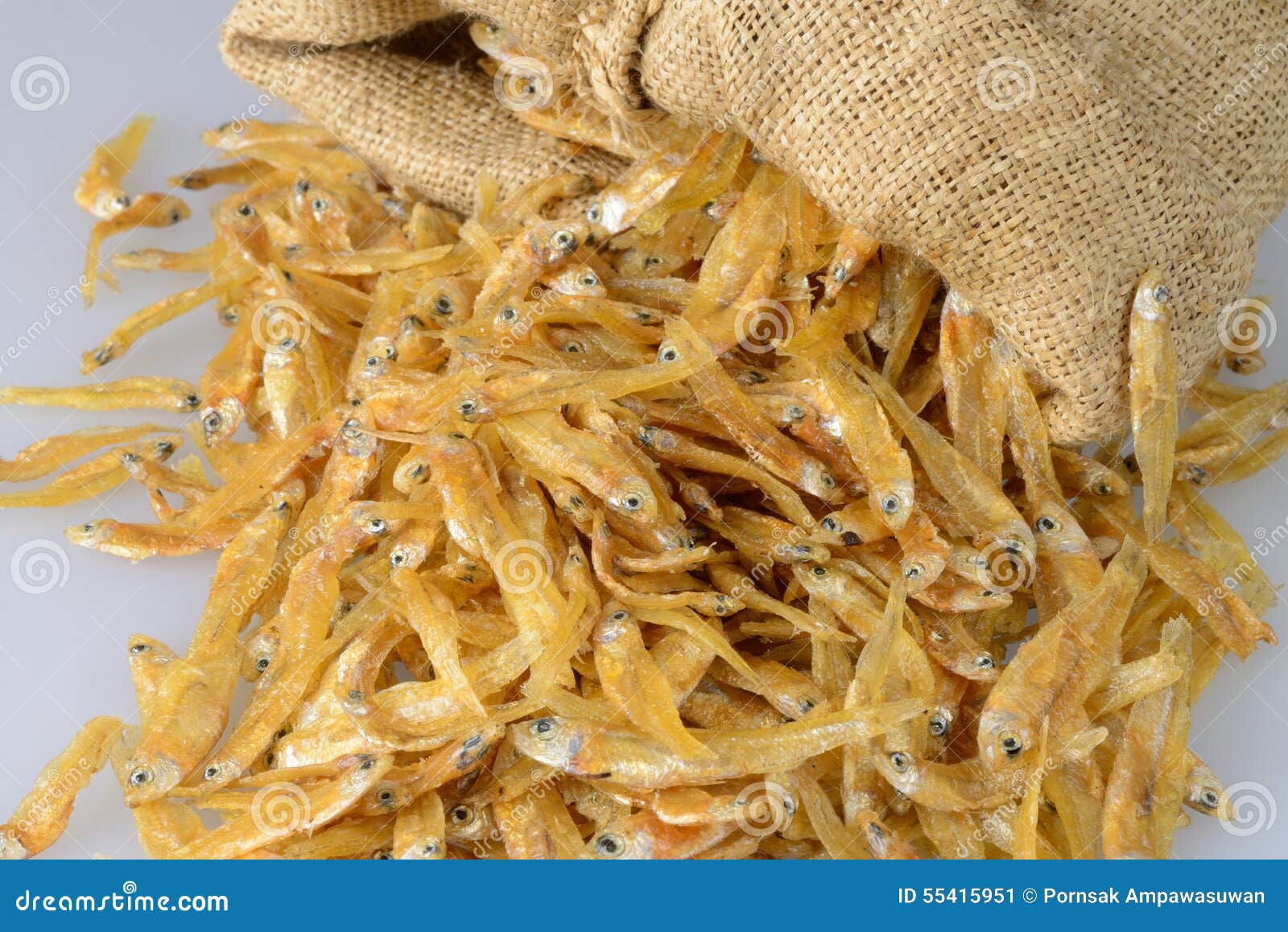 Small dried fish stock image. Image of anchovy, fish - 55415951