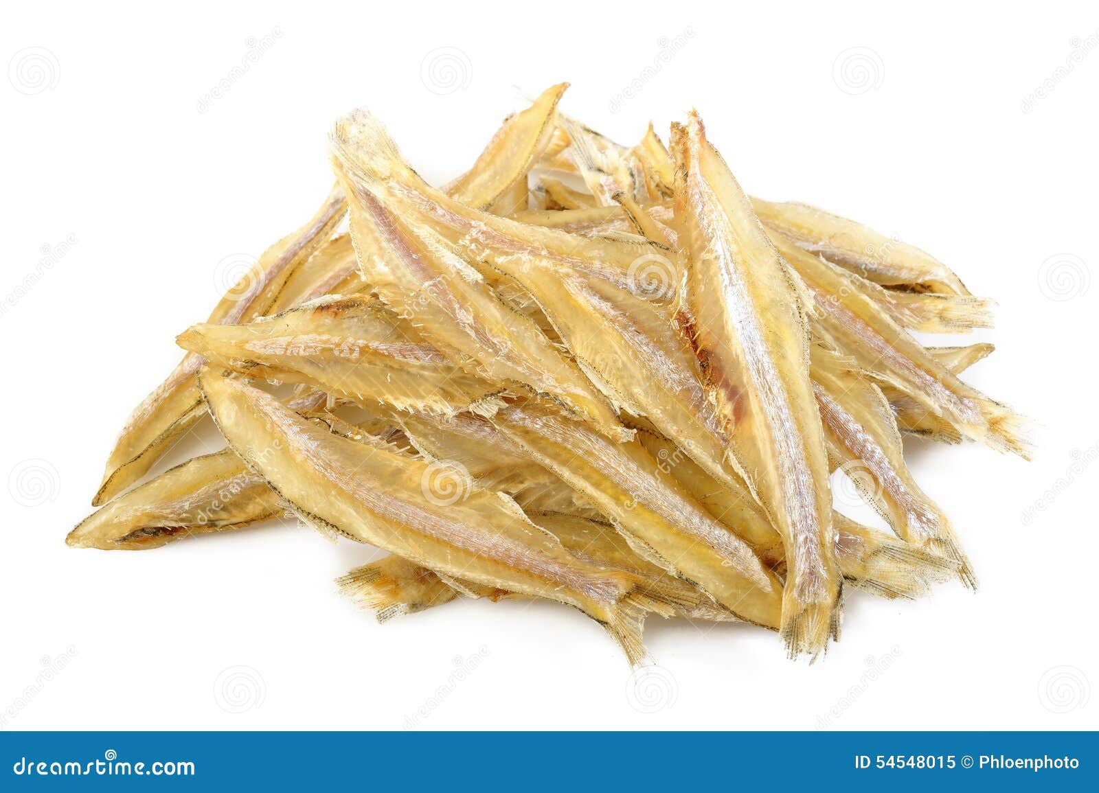 Small Dried Fish On A White Background Stock Image - Image of healthy ...