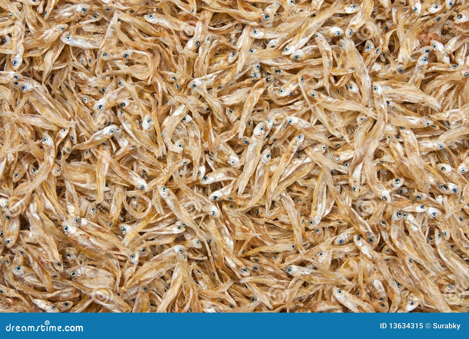 Small dried fishes stock image. Image of preservation - 13634315
