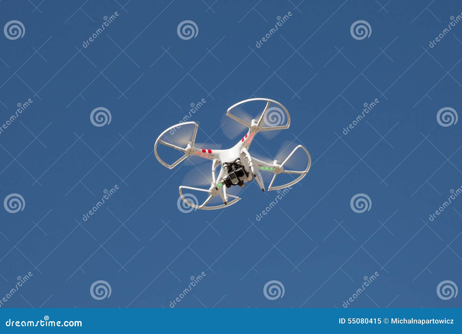 Small drone on the sky. stock image. Image of hurley - 55080415