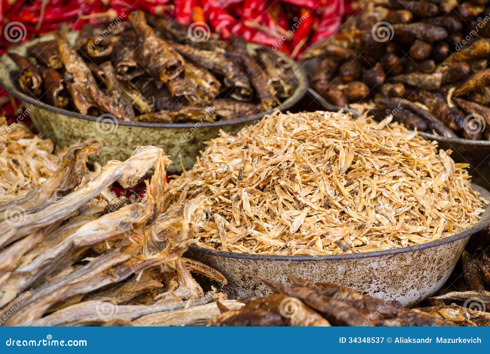 Small dry fish stock image. Image of fish, creature, thai - 34348537