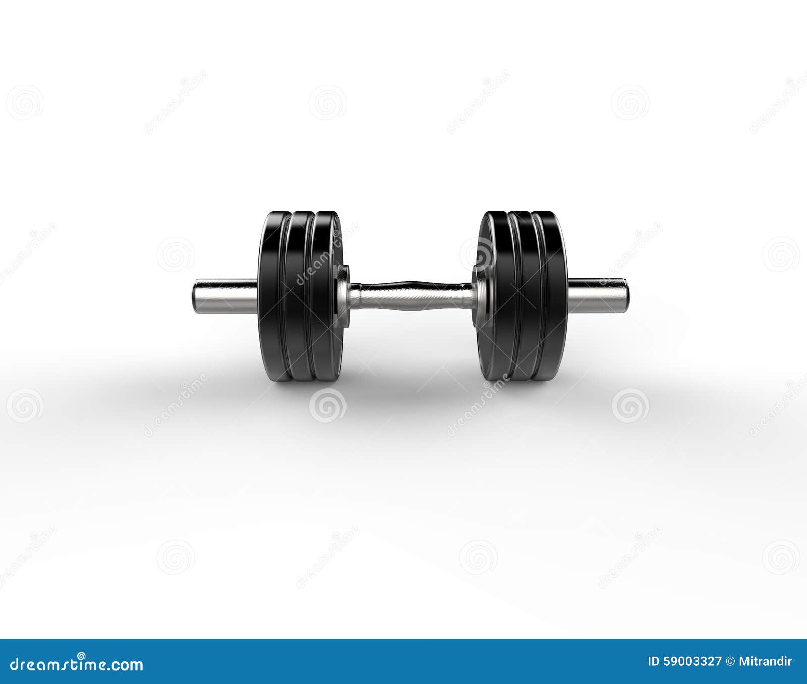 Small Dumbbell Weight stock illustration. Illustration of building ...