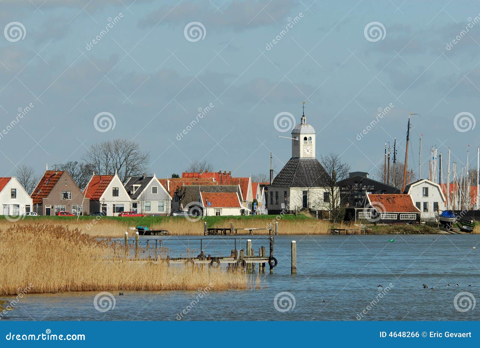 A small dutch village stock photo. Image of outdoor, church - 4648266