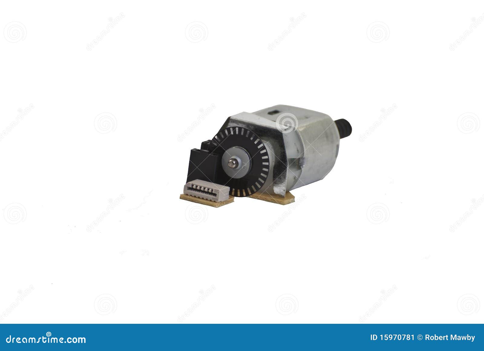 Small Electric Positioning Motor Stock Image - Image of rotate, power ...