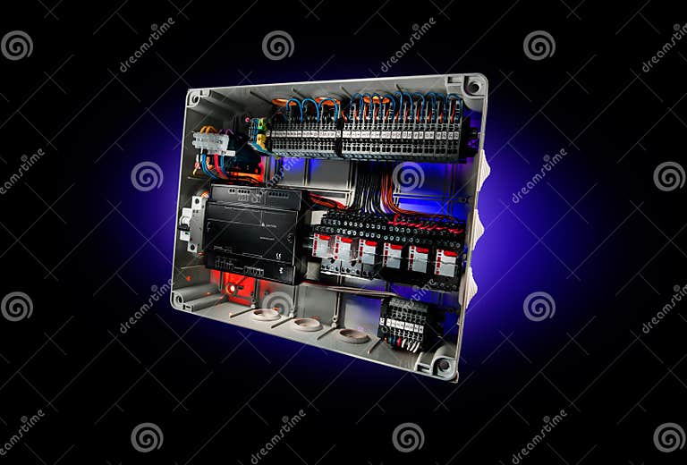 Electrical Installations in the Control Room. Smart Home Electrical ...