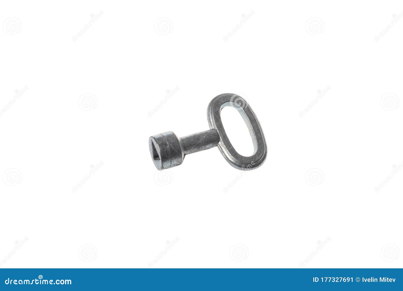 Small Electrical Enclosure Box Double Bit Key, Isolated on White ...