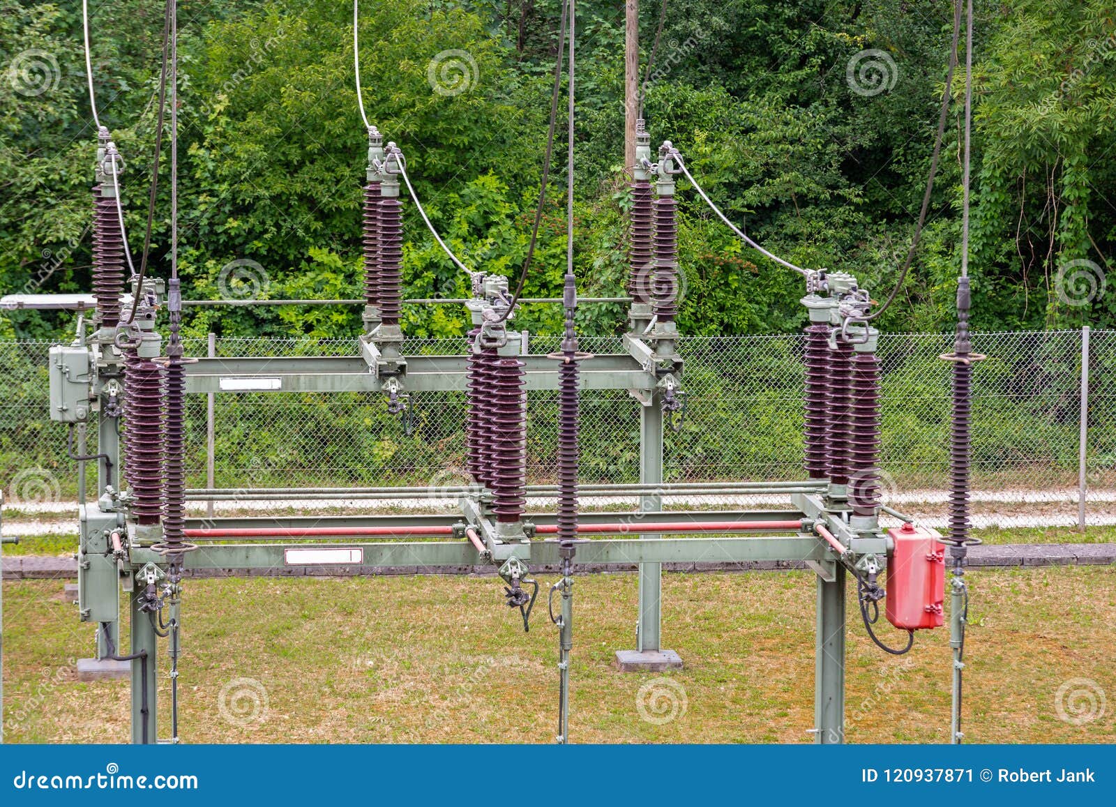 Small Electrical Substation Stock Image - Image of portal, electricity ...