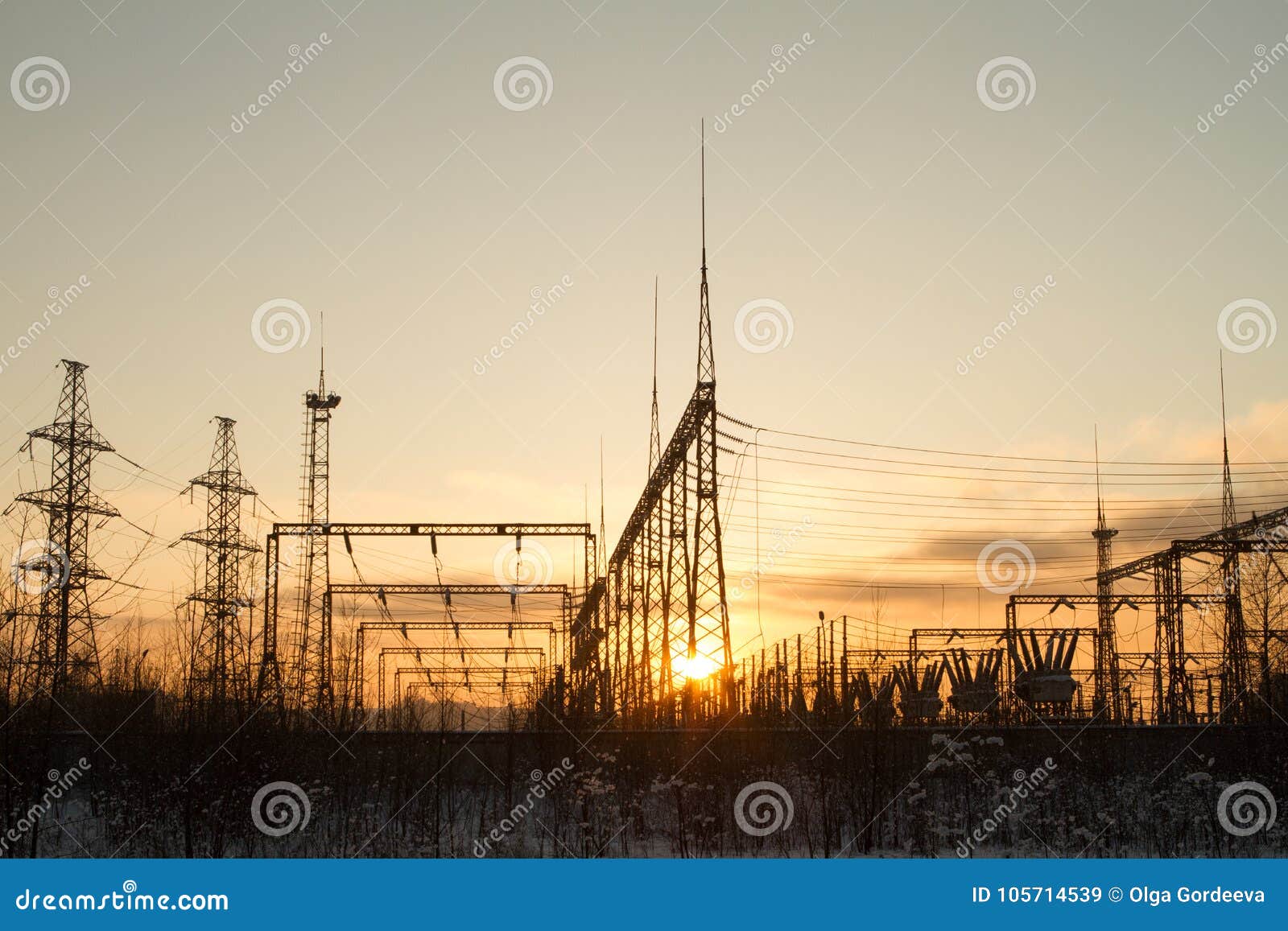 Electrical Substation. Editorial Photo | CartoonDealer.com #105713833