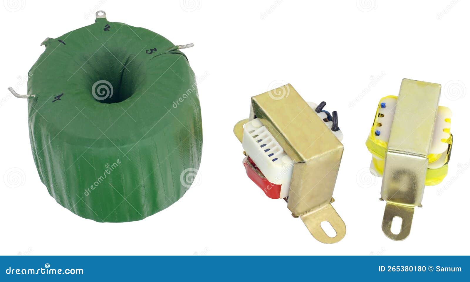 Small Electrical Transformers on White Stock Photo - Image of currency ...