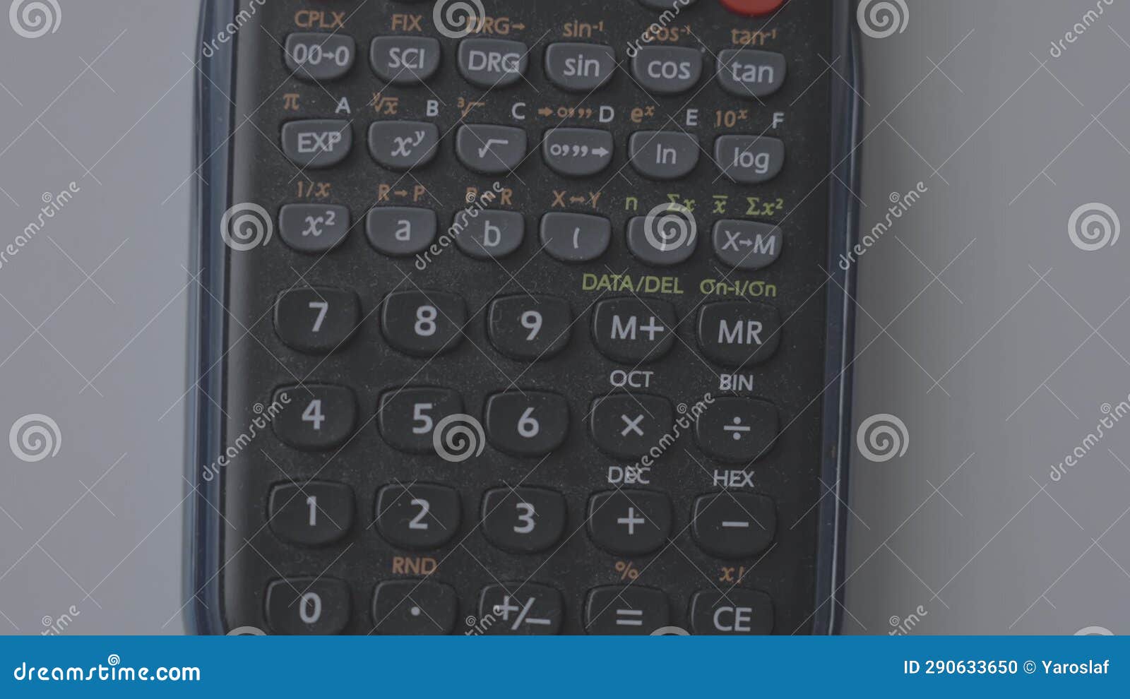 Small Electronic Device with Keyboard for Mathematical Calculations ...