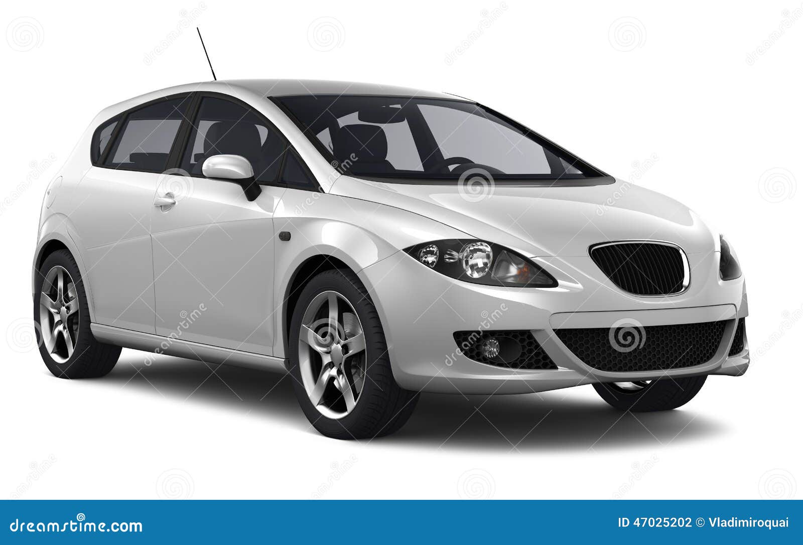 Small elegant white car stock photo. Image of compact - 47025202