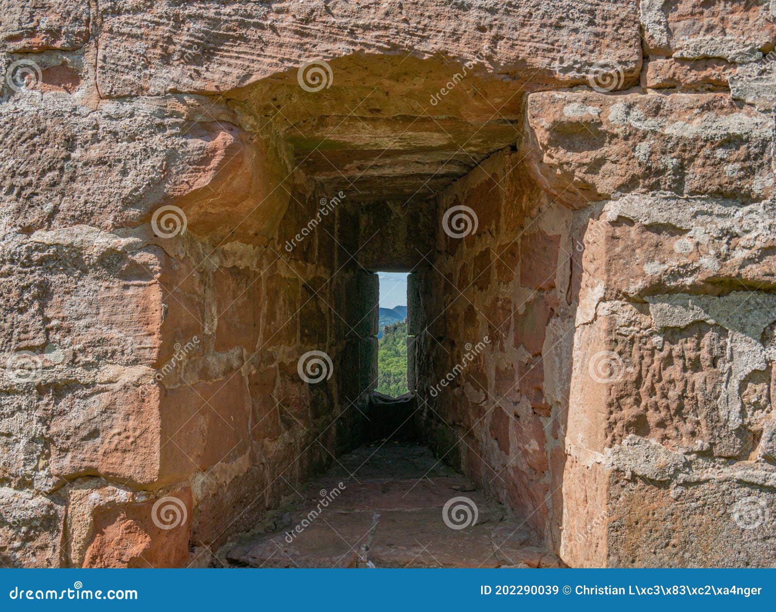 Embrasure In The Wall A Fortress Stock Image | CartoonDealer.com #47479015