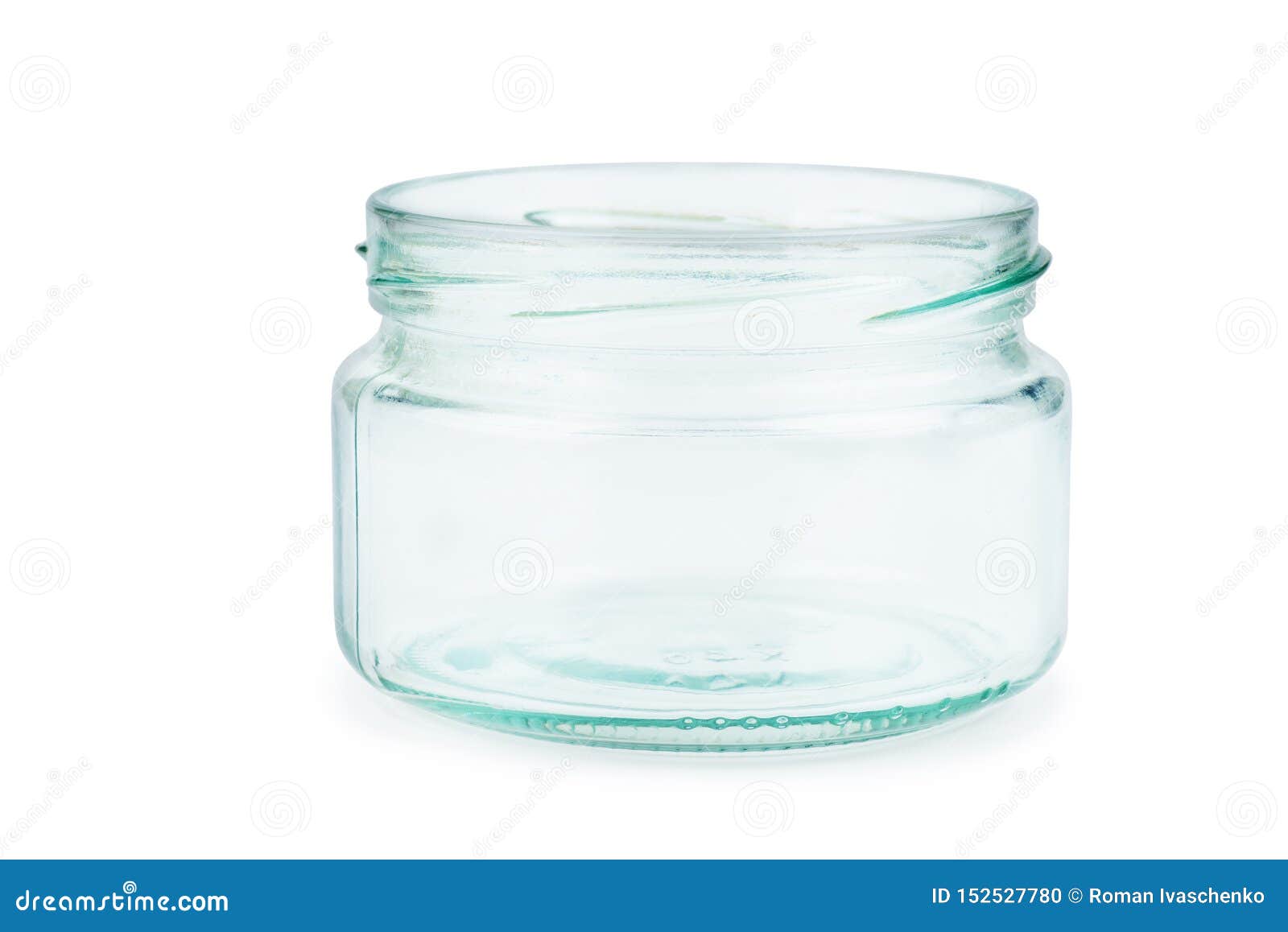 Small empty glass jar stock photo. Image of conservation - 152527780