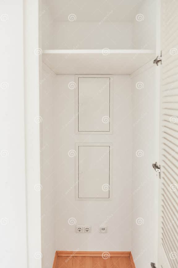 Small Empty Storage Room with Storage Space for Storage Stock Image ...