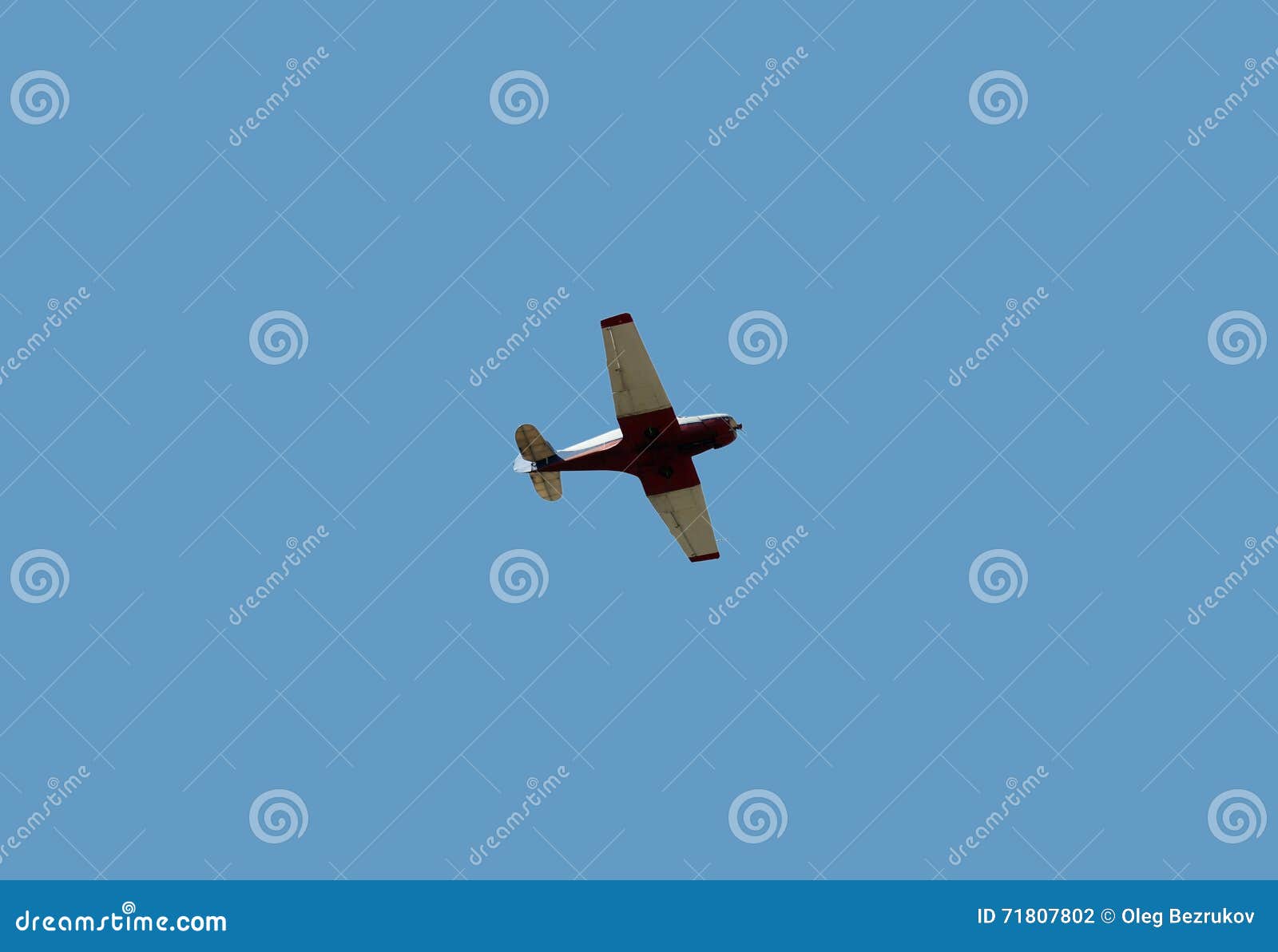 Small-engine plane stock photo. Image of aircraft, aeroplane - 71807802