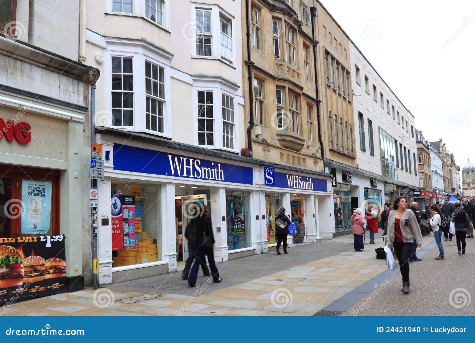 Small England Town Street editorial image. Image of town - 24421940