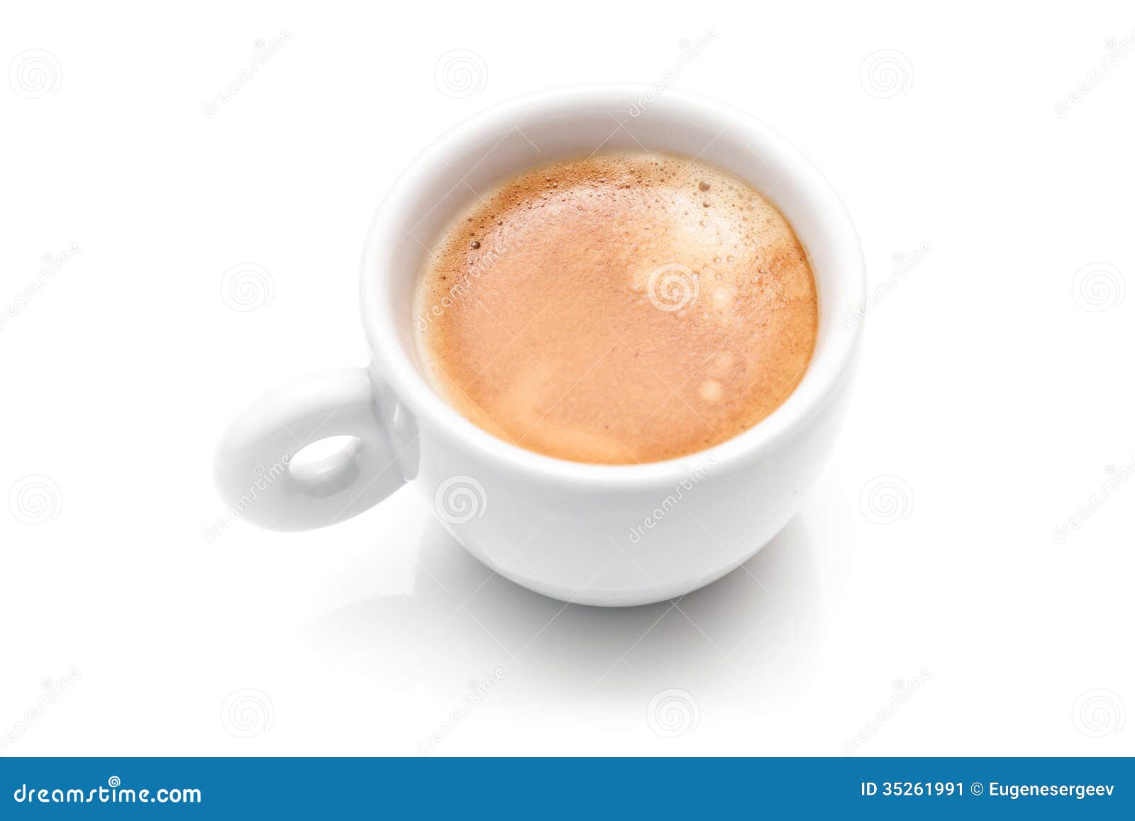 Small Espresso Cup Isolated On White Stock Image - Image: 35261991