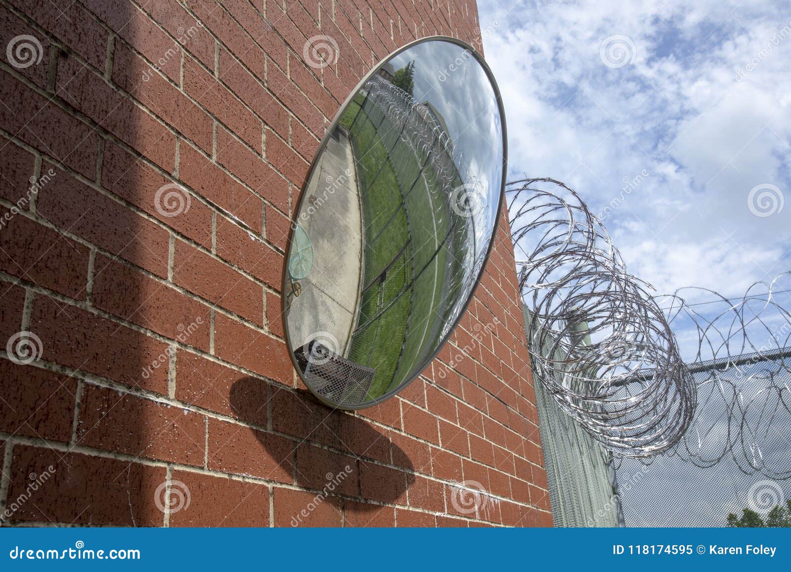 Exercise Yard Door Fremantle Prison, Western Australia Royalty-Free ...