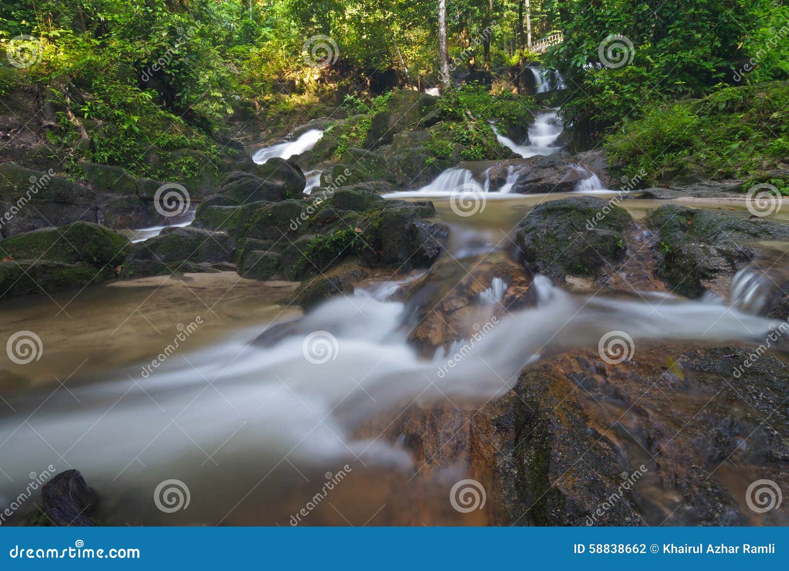 Small falls stock photo. Image of rain, cascading, pond - 58838662