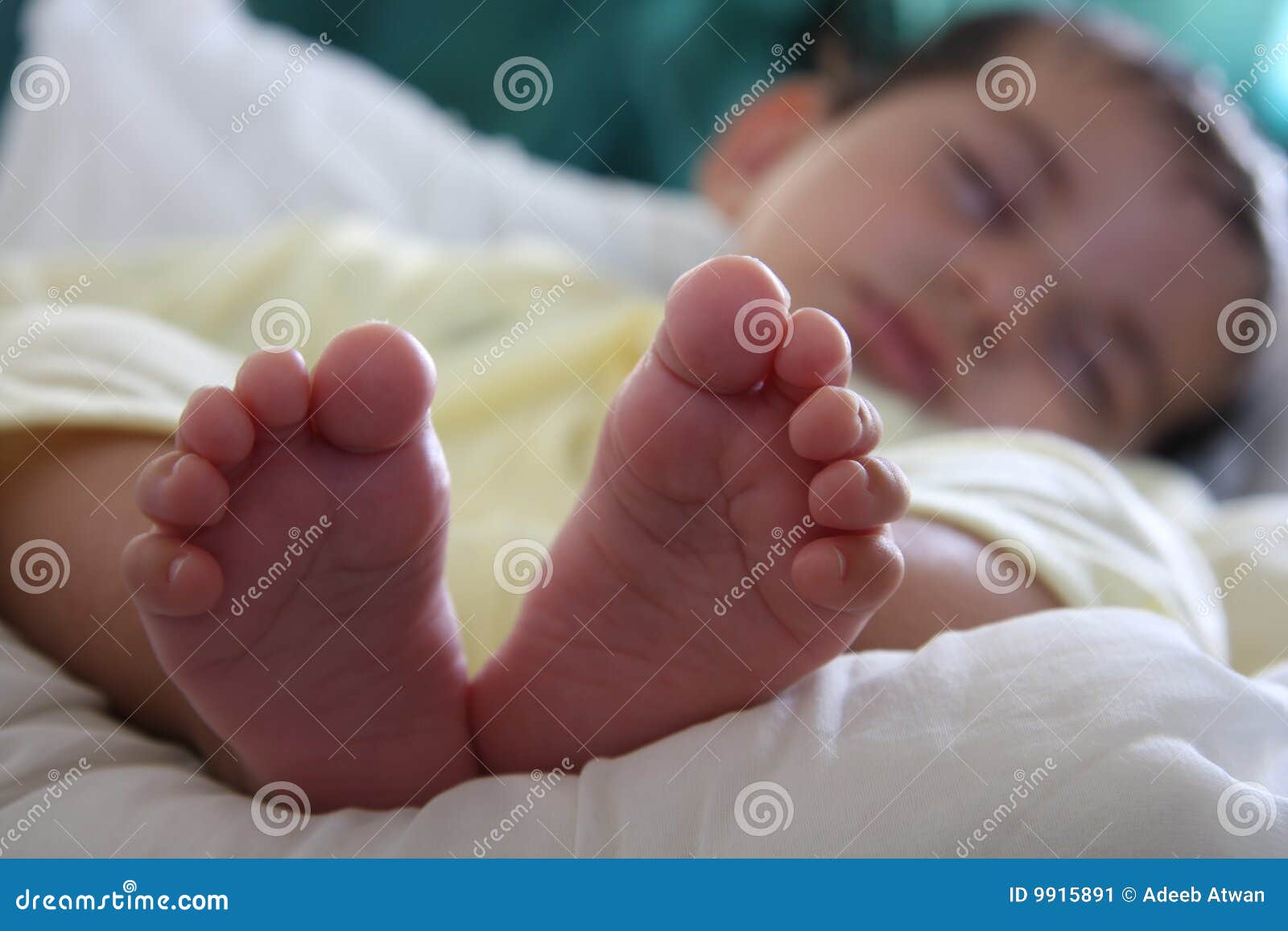 Small feet stock image. Image of little, skin, sleepy - 9915891