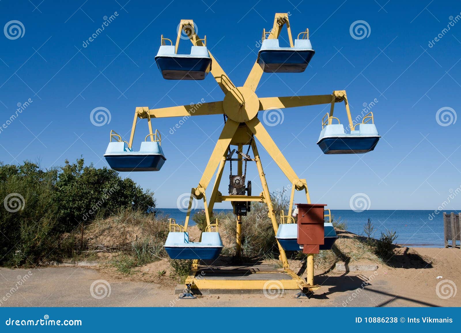 Small ferris wheel stock photo. Image of carousel, ferris - 10886238