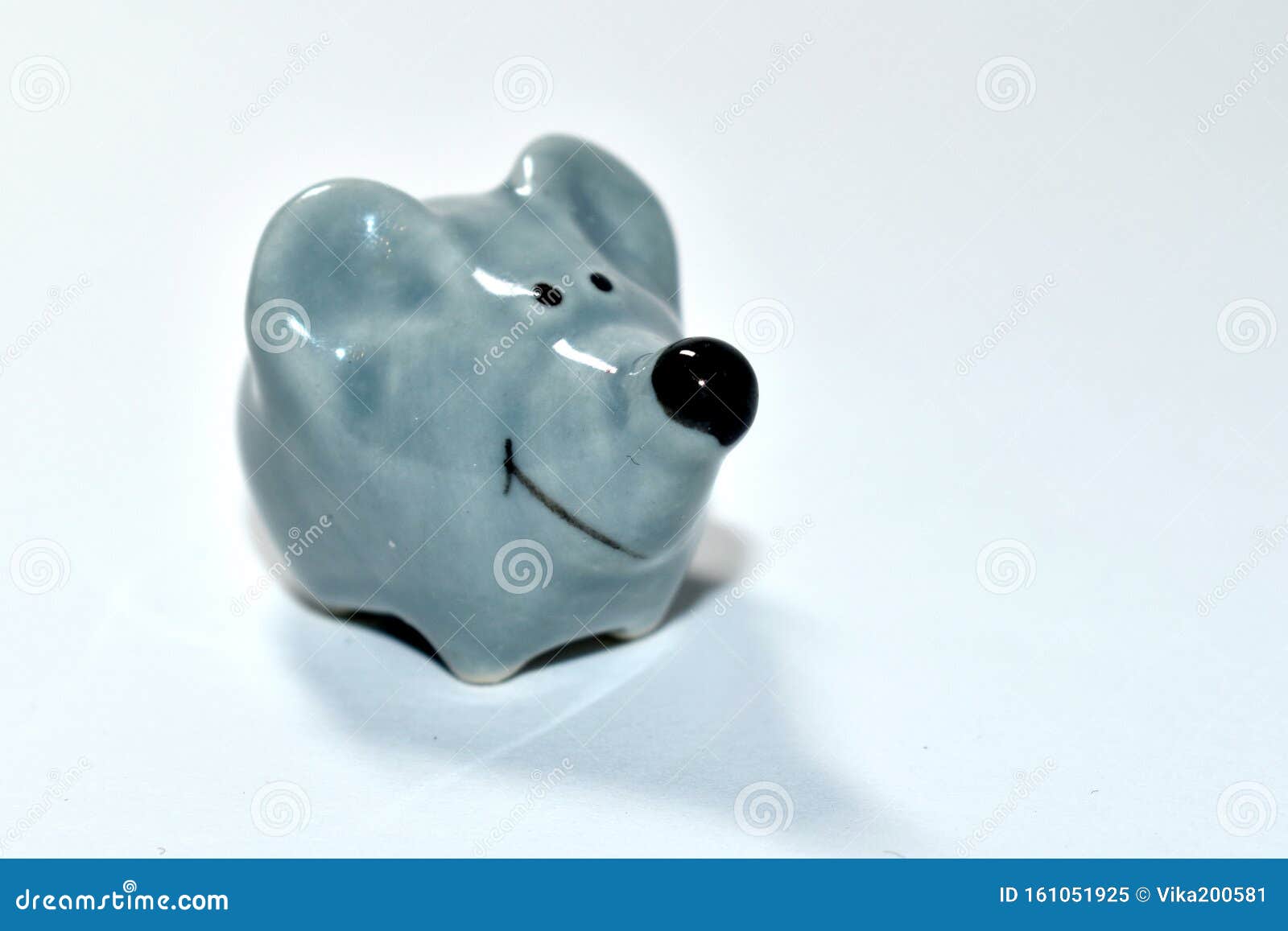 A Small Figure of a Gray Mouse. Symbol of 2020 Stock Image - Image of ...