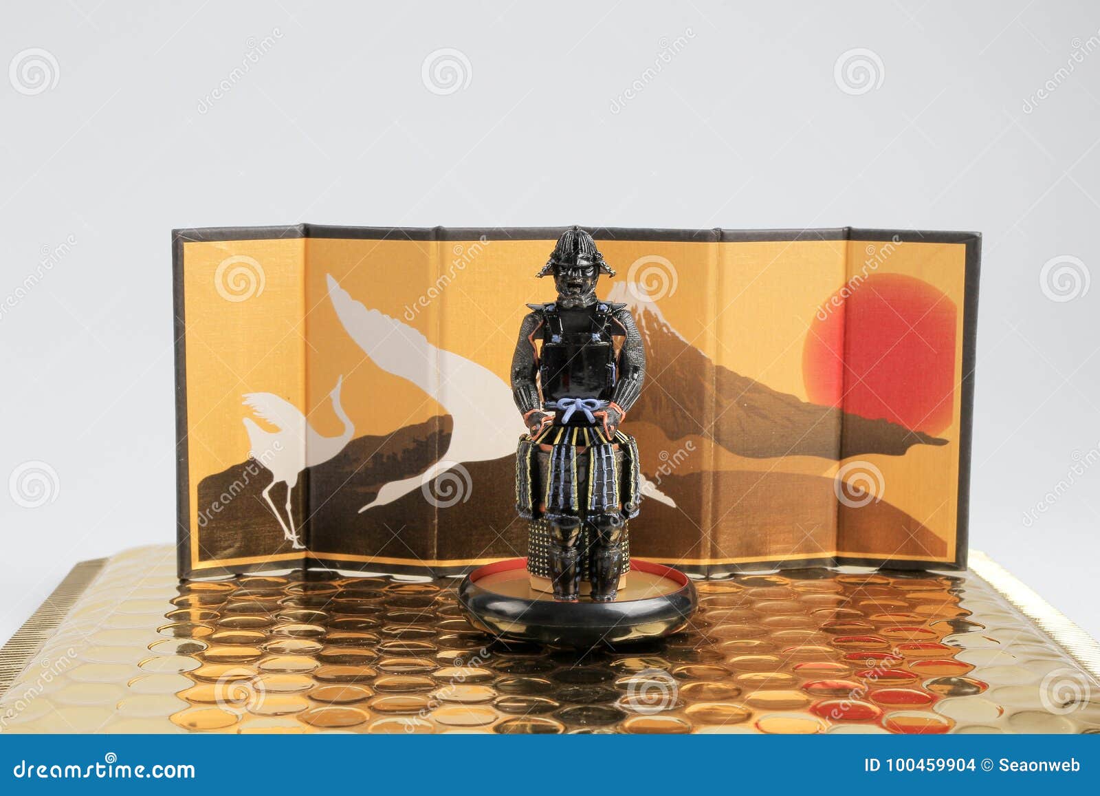 Historic Samurai Armor Of Famous Oda Nobunaga Stock Photography ...