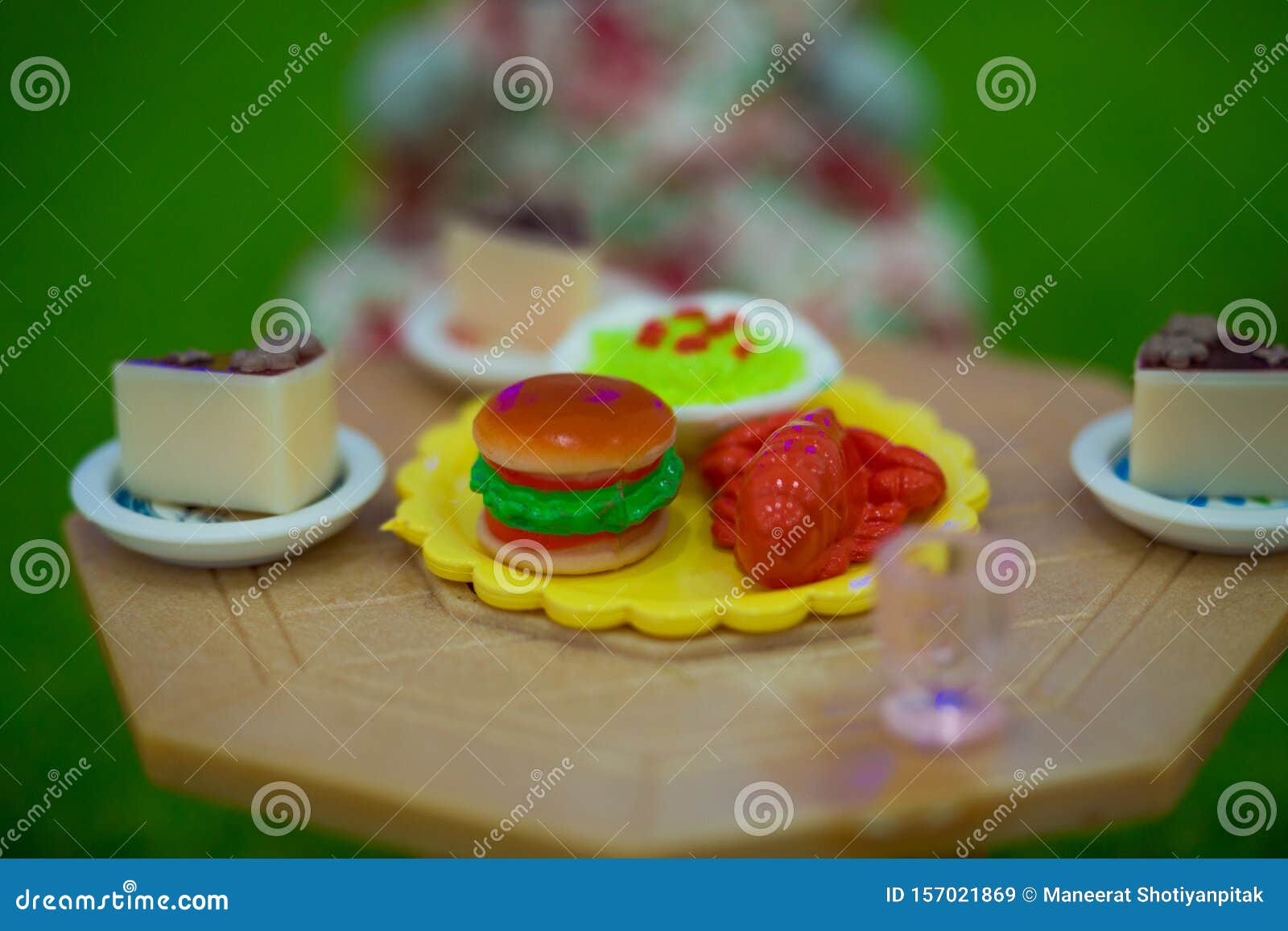 Small Figurines Foods, Object Macro , Toy Stock Image - Image of color ...