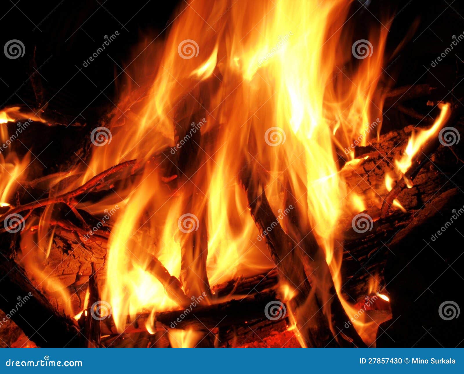 Small fire stock photo. Image of scorch, fireplace, bonfire - 27857430