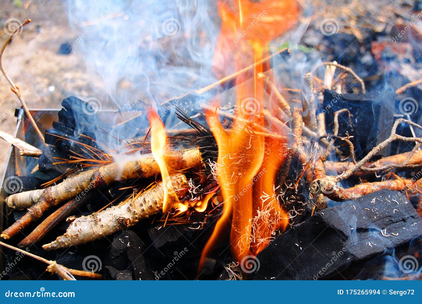 Small fire stock photo. Image of flame, energy, fire - 175265994