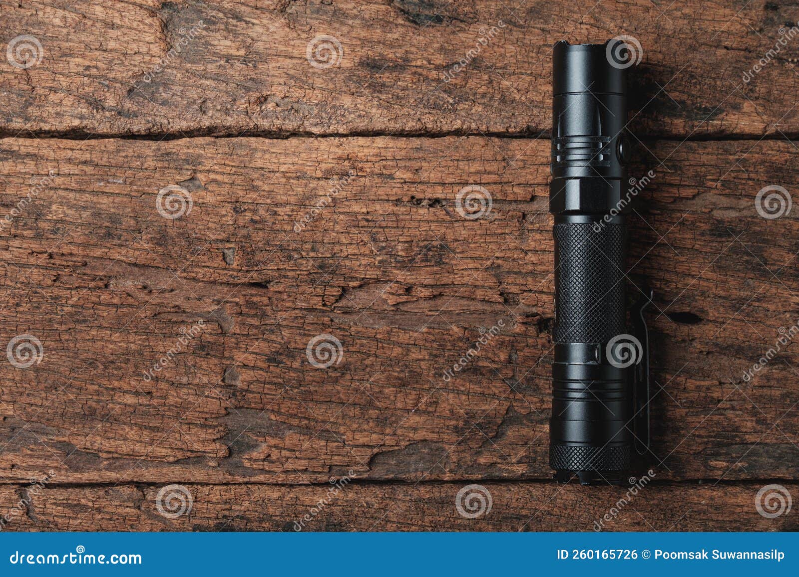 Small Flashlight Equipment stock photo. Image of horizontal - 260165726