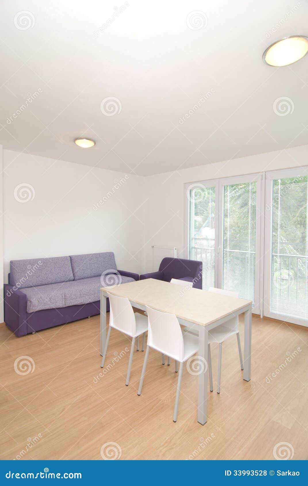 Small flat stock photo. Image of modern, hotel, home - 33993528