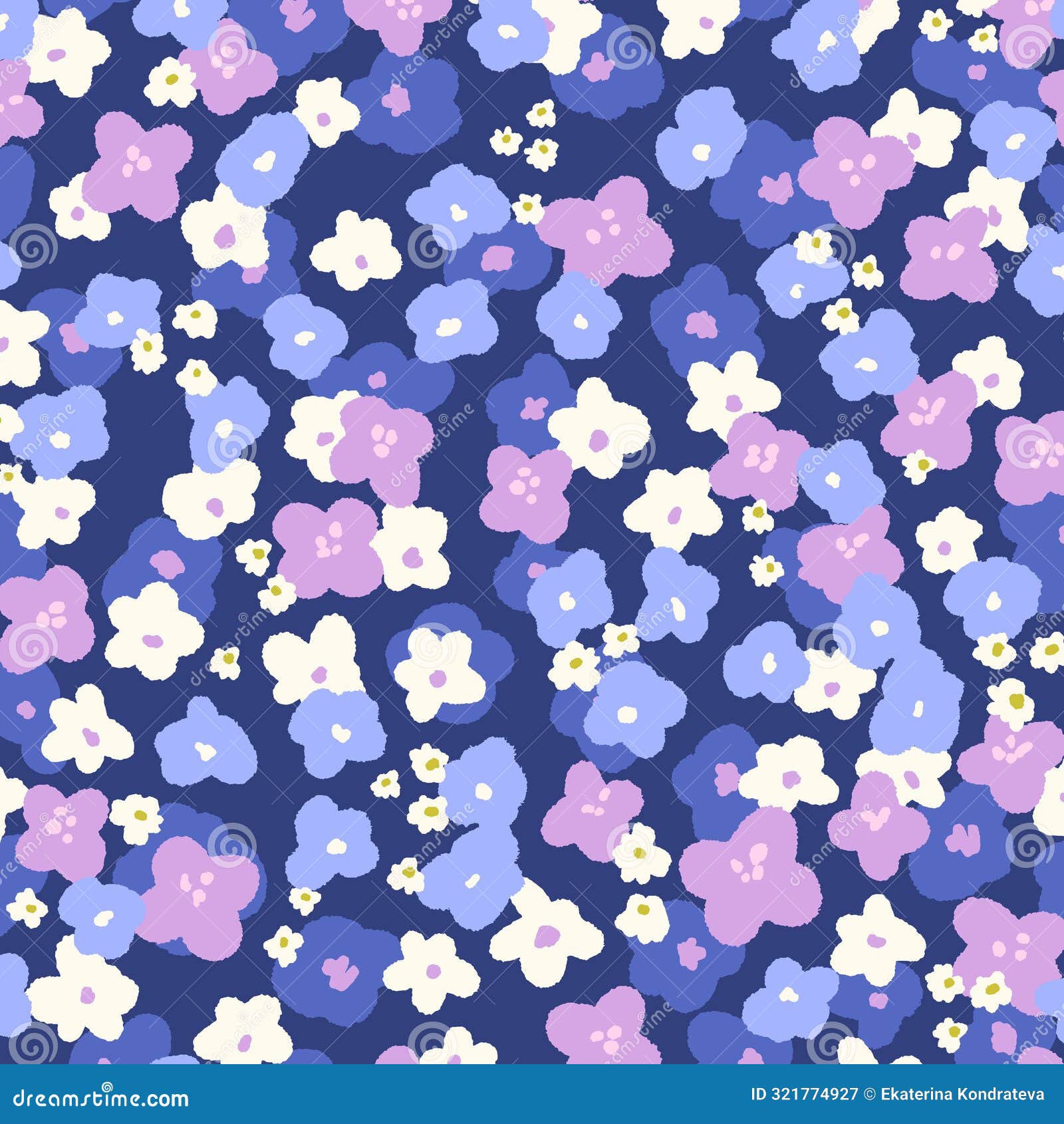 Small floral pattern. stock vector. Illustration of botanical - 321774927