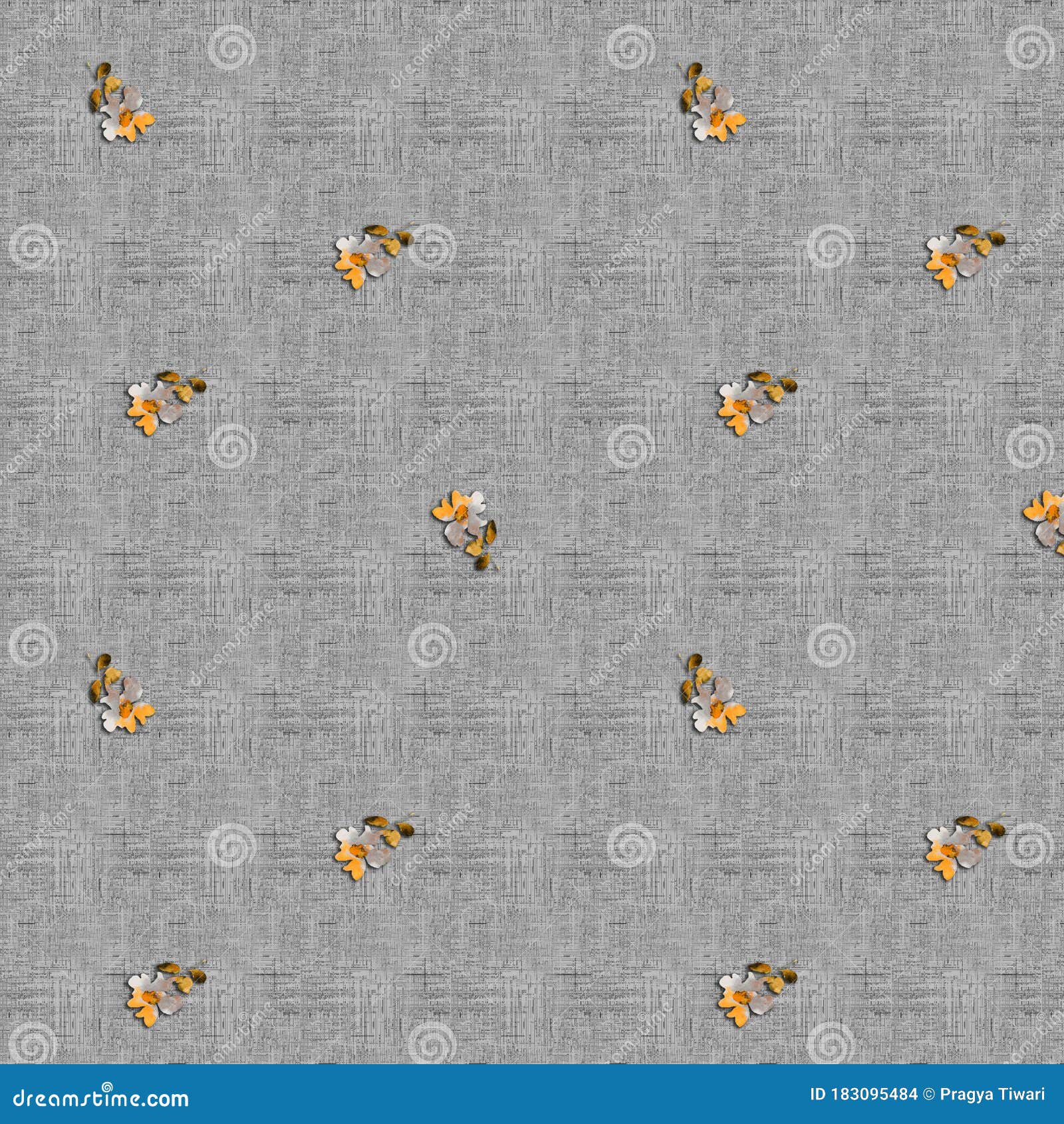 Small Floral Seamless Pattern Background Images Stock Illustration ...