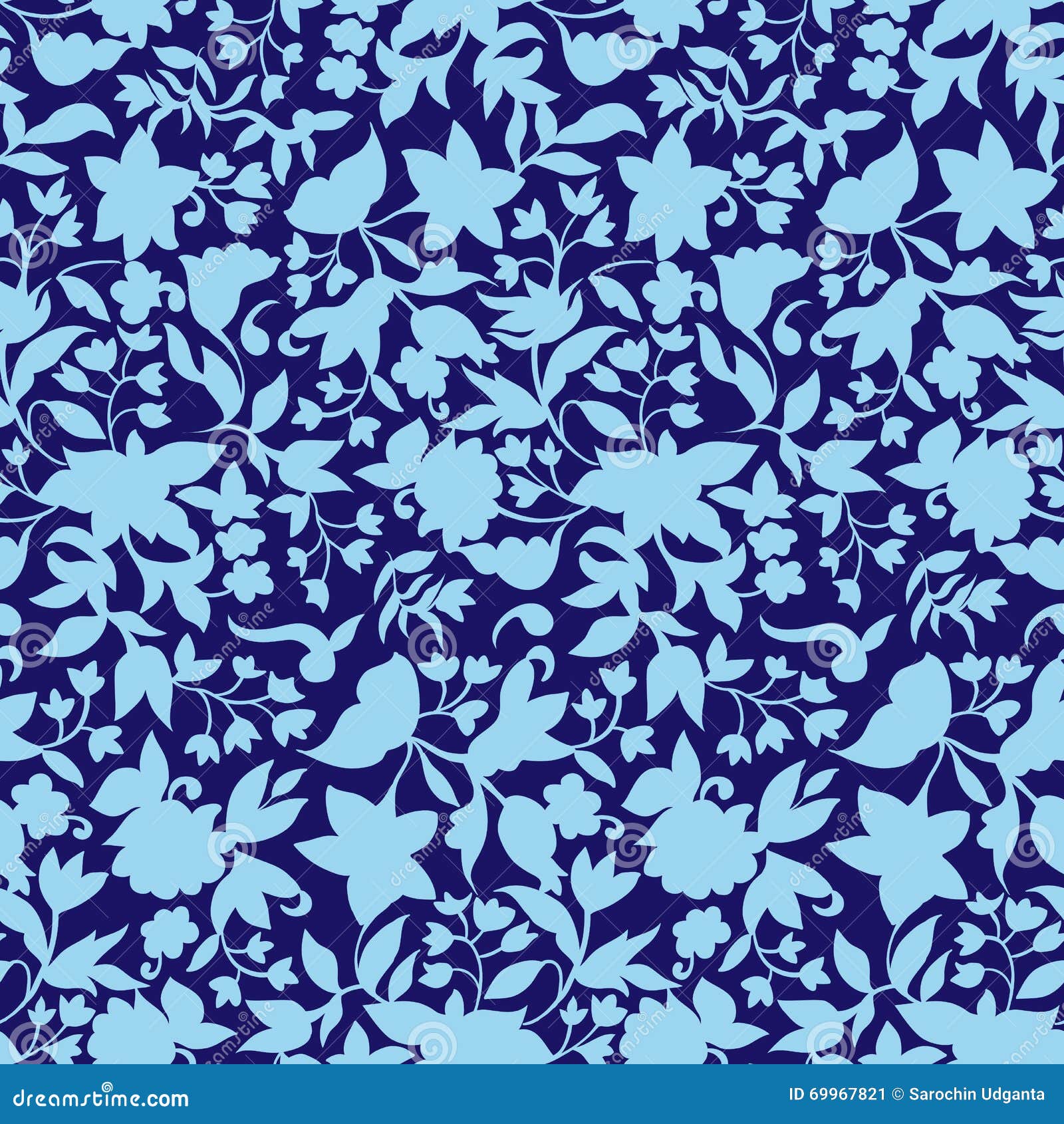 Small flowers pattern 017 stock vector. Illustration of petal - 69967821