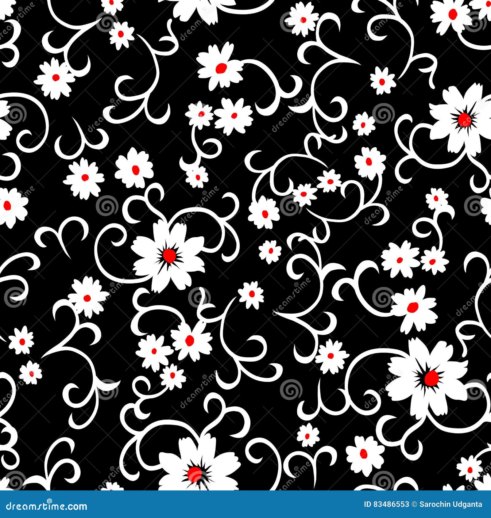 Small flowers pattern 095 stock vector. Illustration of natural - 83486553