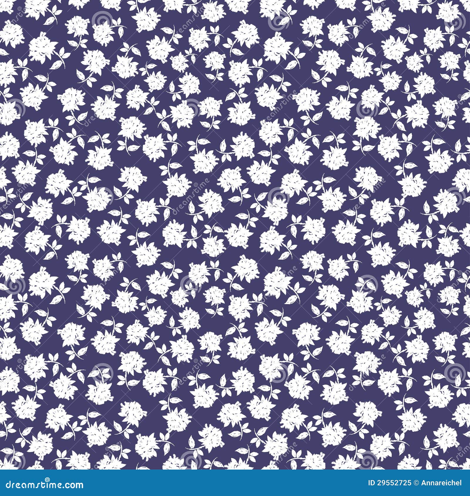 Small Flowers Seamless Pattern Stock Vector - Illustration of chintz ...