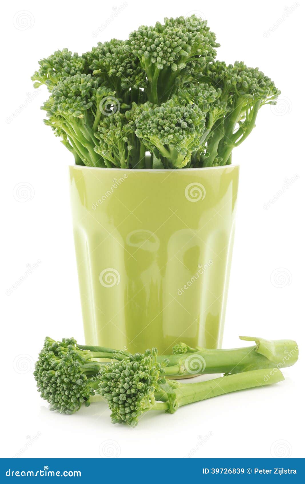 A Small Form Of Broccoli, Called Bimi, In A Wooden Box Royalty-Free ...