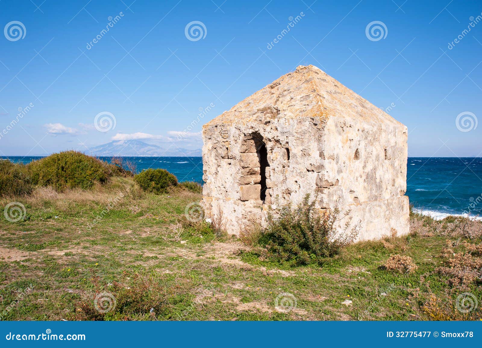 Small Fort Close To the Beach Stock Image - Image of travel, small ...