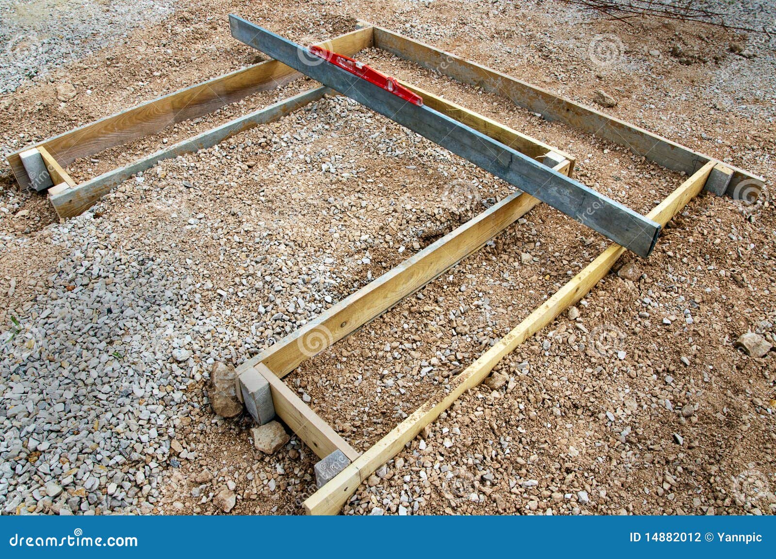 Small Foundation Series No 3 Stock Photo - Image of carpentry, project ...