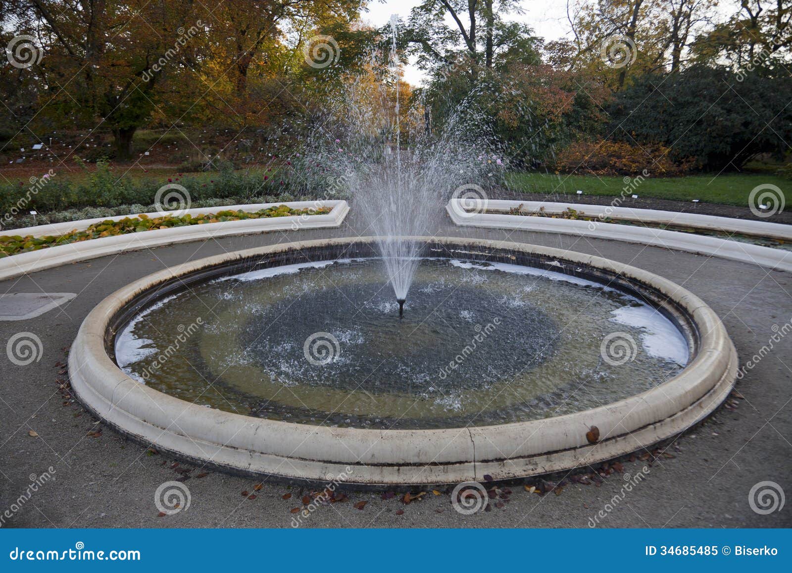 Small fountain stock image. Image of solid, water, antique - 34685485