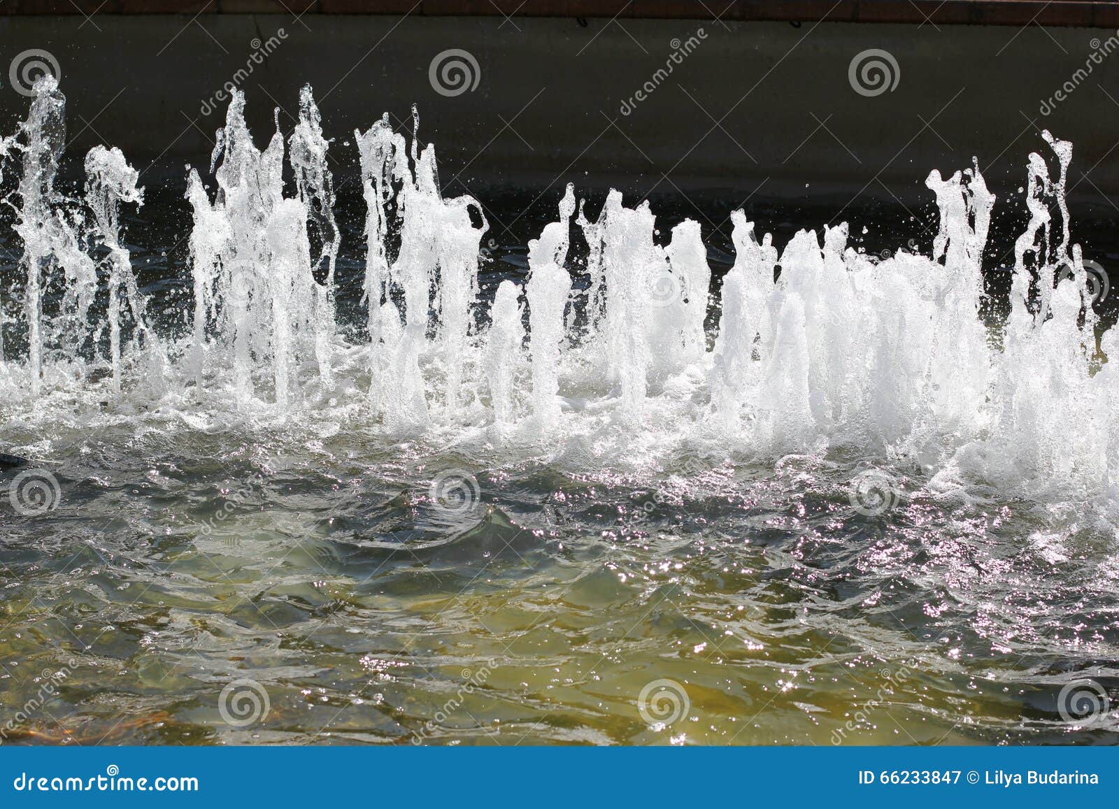 Small fountain stock image. Image of nature, water, sunny - 66233847