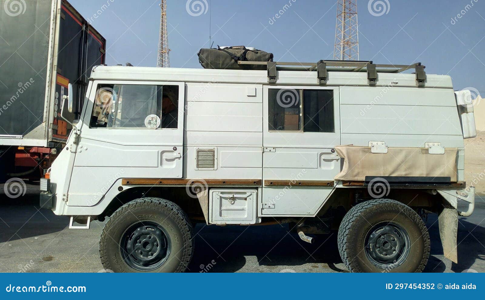 A Small Four-wheel Drive Car For Cutting Through The Desert, Made In ...