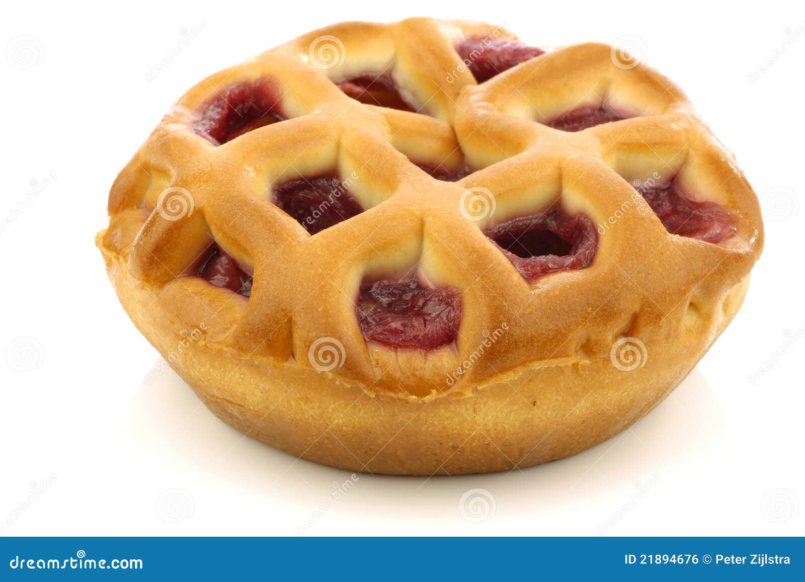 Small Freshly Baked Cherry Pie Stock Photo - Image of tart, cherry ...