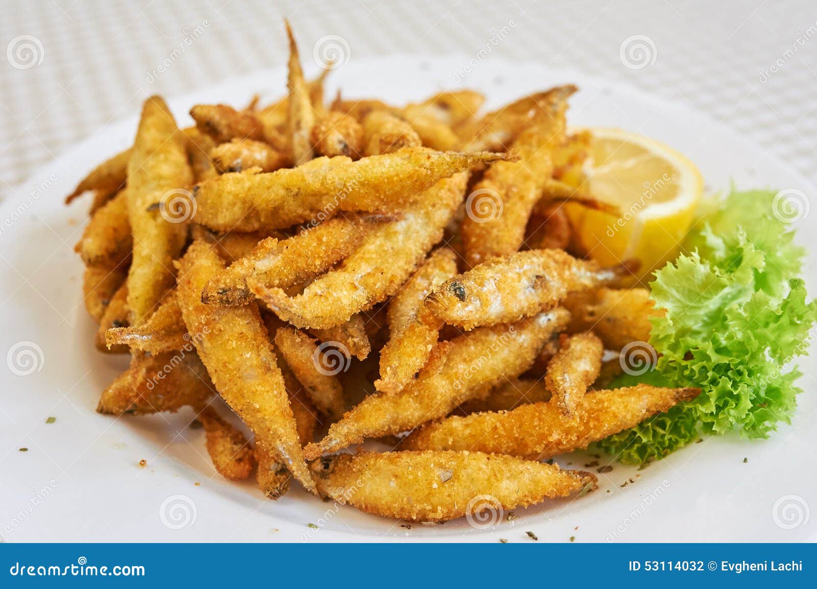 Small fried fish stock photo. Image of whitebait, fried - 53114032