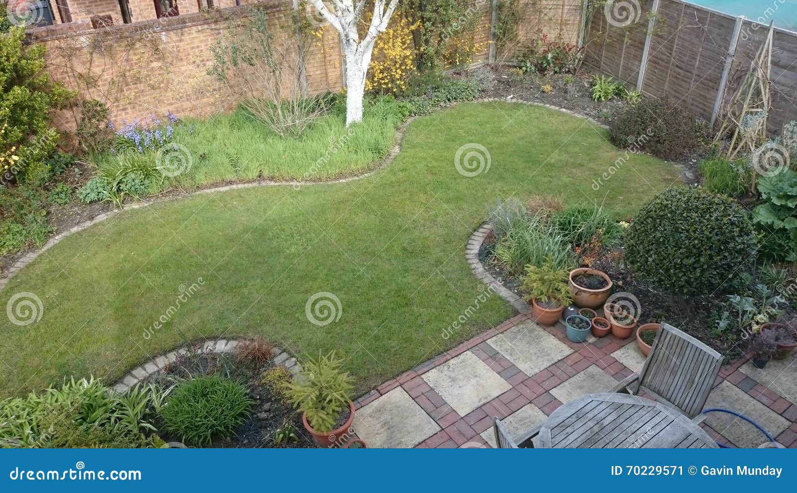 Small garden stock image. Image of areas, small, design - 70229571
