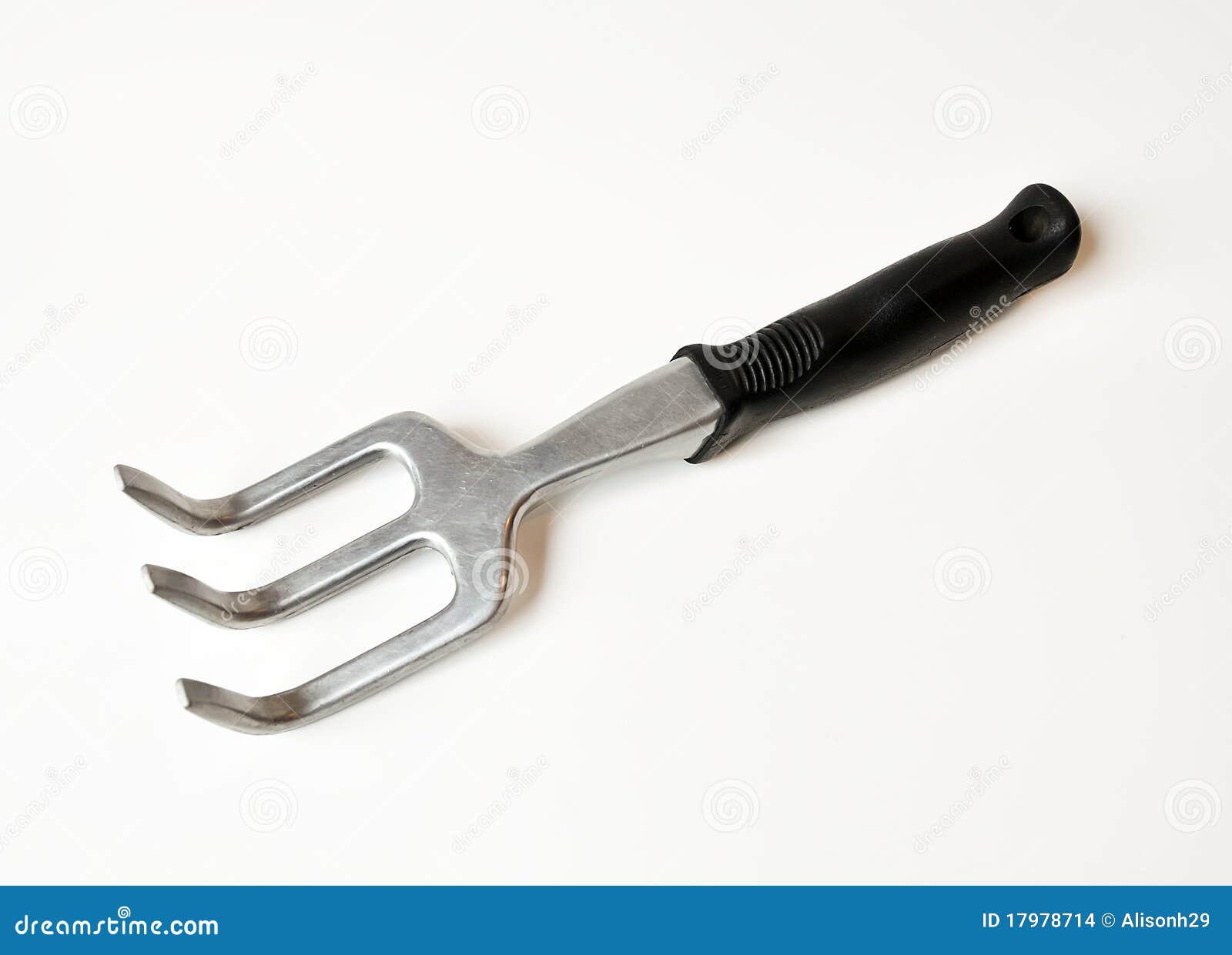 Small Garden Fork stock photo. Image of isolated, home - 17978714