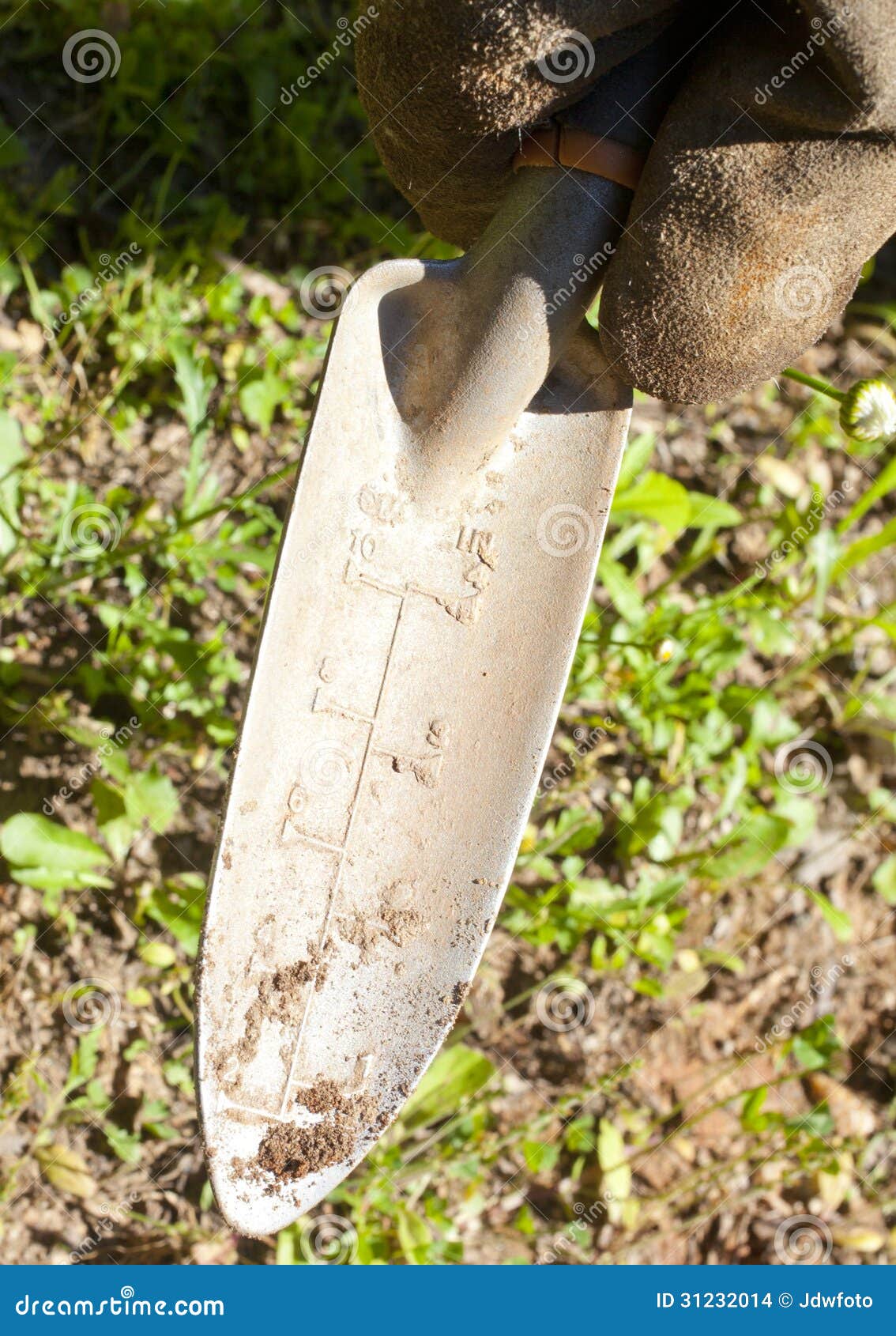Small Garden Trowel stock photo. Image of farming, dirt - 31232014