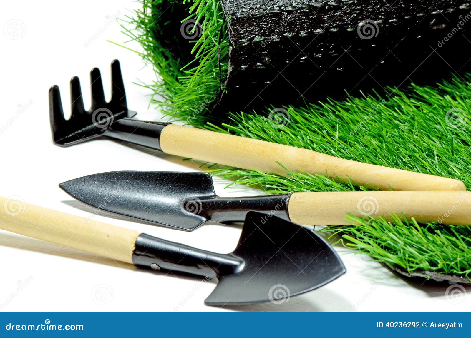 Small Gardening Tools. stock photo. Image of blade, meadow - 40236292